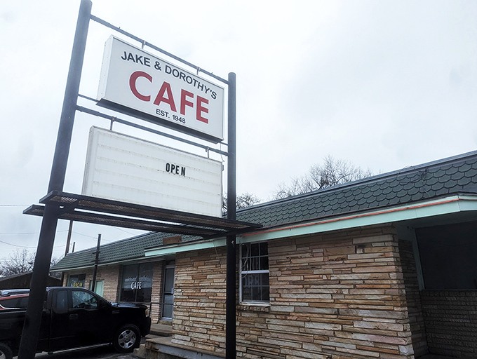"Open" for business and open to stealing your heart! Jake & Dorothy's Cafe stands as a timeless beacon of comfort food in Stephenville, Texas.