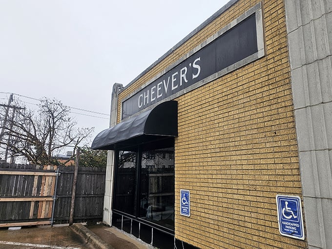 The unassuming exterior of Cheever's Cafe hides culinary treasures within, like finding a Michelin star restaurant in your neighbor's garage.