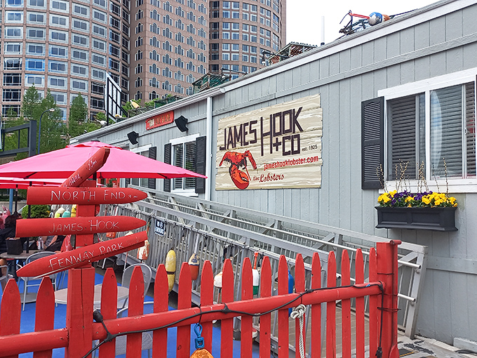 A seafood shack that's hooked Boston's heart! James Hook & Co. stands proud amidst skyscrapers, like a lobster-loving David among corporate Goliaths