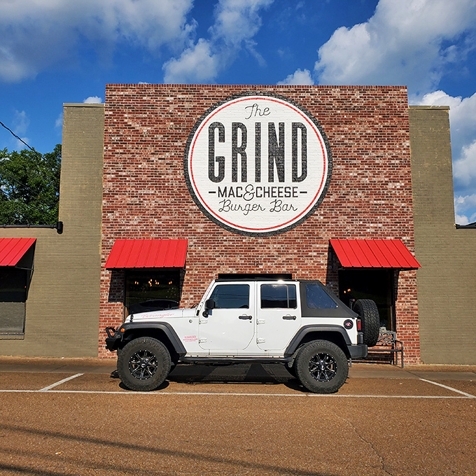 The brick fortress of flavor that is The Grind stands proudly in Martin, Tennessee&mdash;a beacon for cheese lovers and burger enthusiasts alike.