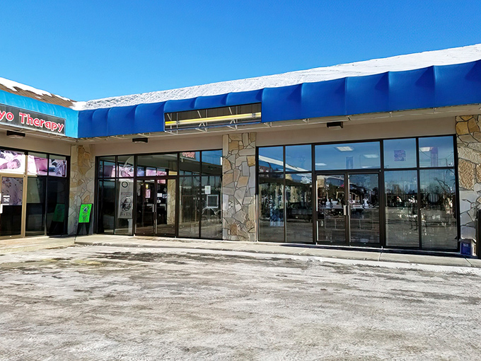 Welcome to the time machine! Rusty Raven Uniques nestles among modern storefronts, a portal to yesteryear waiting to be discovered.