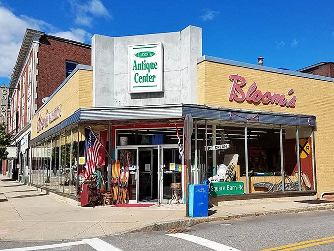 Step right up to the time machine! This corner shop isn't just selling antiques; it's dishing out nostalgia by the bucketload.