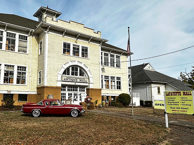 1. the massive antique shop in oregon where you can lose yourself for hours