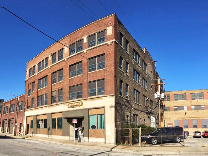Welcome to the time machine! This unassuming brick facade houses a treasure trove of memories waiting to be rediscovered. Step inside and prepare for a journey through the decades.
