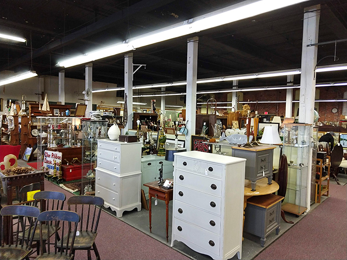 Step into a time traveler's dream! Aisles upon aisles of treasures await, each with a story to tell. It's like your grandma's attic, but infinitely cooler.