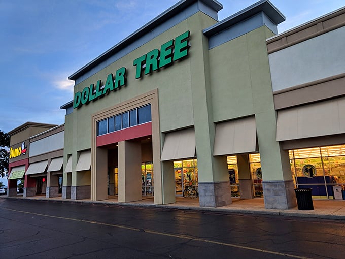 Welcome to the land of endless possibilities, where your wallet breathes a sigh of relief. This unassuming storefront hides a treasure trove of bargains waiting to be discovered.