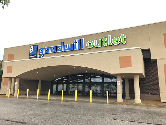 The unassuming exterior hides a treasure hunter's paradise within. Like a retail speakeasy, only the initiated know what wonders await behind those doors.