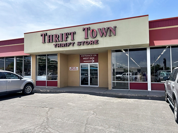 Welcome to Thrift Town, where every visit is like stepping into a time machine disguised as a department store!