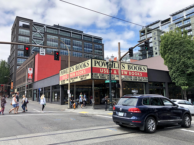 Welcome to the literary Narnia! Powell's Books stands proud, a beacon for bookworms and casual readers alike. It's not just a store; it's a pilgrimage site for the printed word.