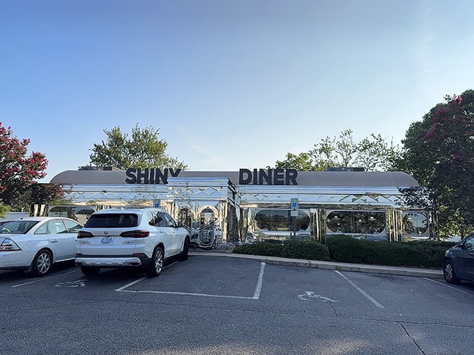 Chrome-plated time machine or diner? At The Shiny Diner, you'll swear you've stepped back to the '50s, minus the poodle skirts and McCarthyism.