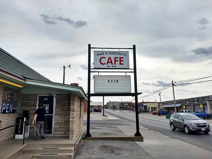 "Open" for business and open to stealing your heart! Jake & Dorothy's Cafe stands as a timeless beacon of comfort food in Stephenville, Texas.