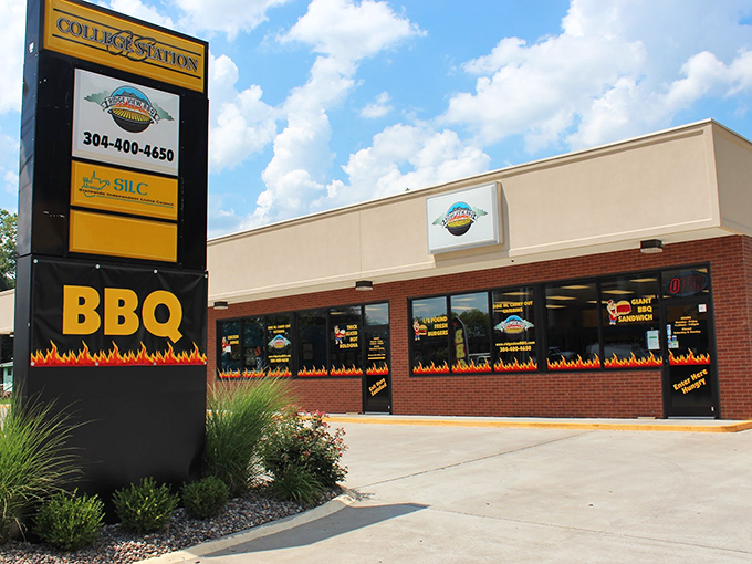 1. the mouth watering barbecue at this no frills restaurant is worth the drive from anywhere in west virginia
