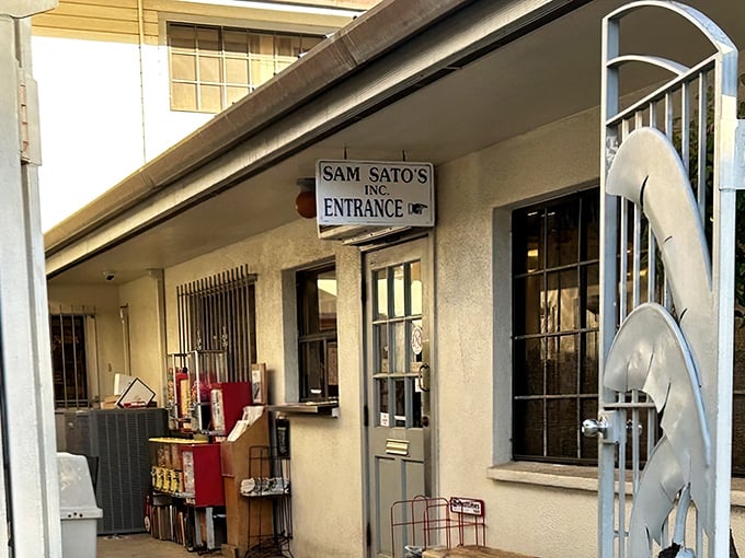 The unassuming exterior of Sam Sato's belies the culinary treasures within&mdash;like finding a Michelin-starred restaurant disguised as your favorite aunt's house.