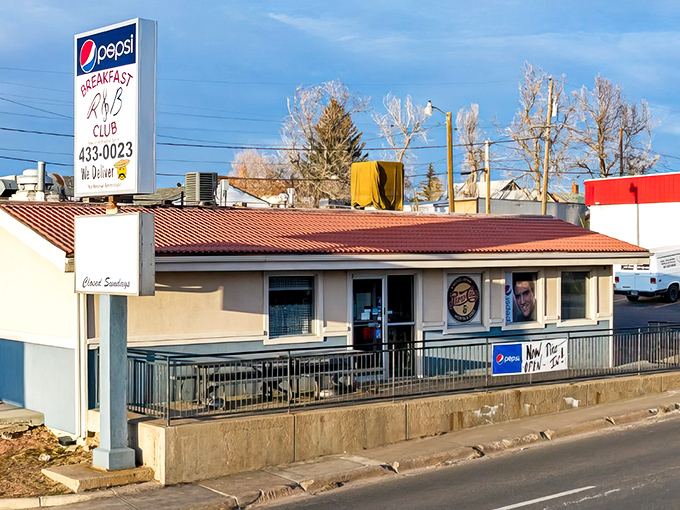 Welcome to R&B Breakfast Club, where the neon sign shines brighter than Elvis's sequined jumpsuit! This retro-chic diner serves up nostalgia with a side of crispy hash browns.