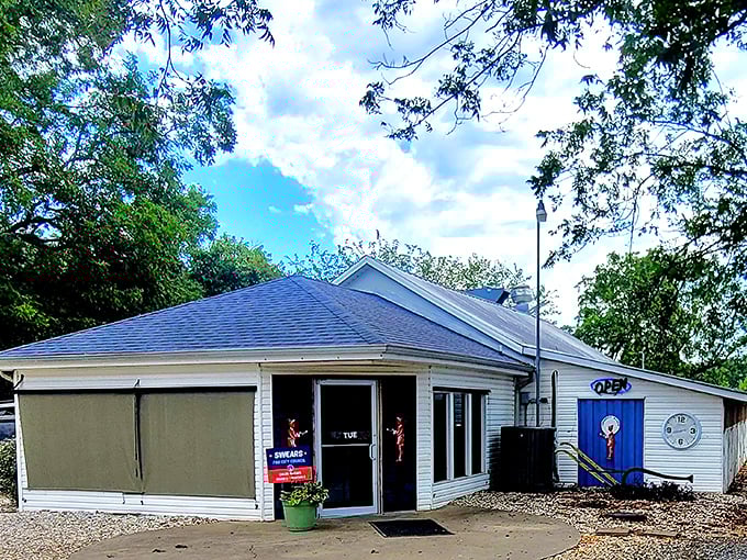 The unassuming white exterior with that iconic blue door is like a culinary TARDIS&mdash;modest on the outside, but containing breakfast universes within.