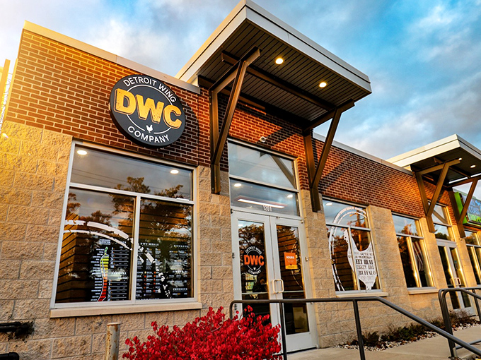 Welcome to wing paradise! Detroit Wing Company's exterior promises a flavor adventure that'll make your taste buds do a happy dance.