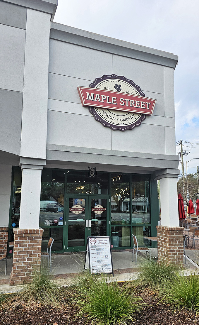 Welcome to biscuit paradise! This unassuming storefront holds the key to Charleston's flakiest, most heavenly breakfast treasures. 