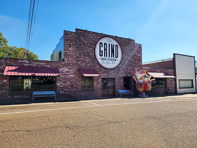 The brick fortress of flavor that is The Grind stands proudly in Martin, Tennessee&mdash;a beacon for cheese lovers and burger enthusiasts alike.