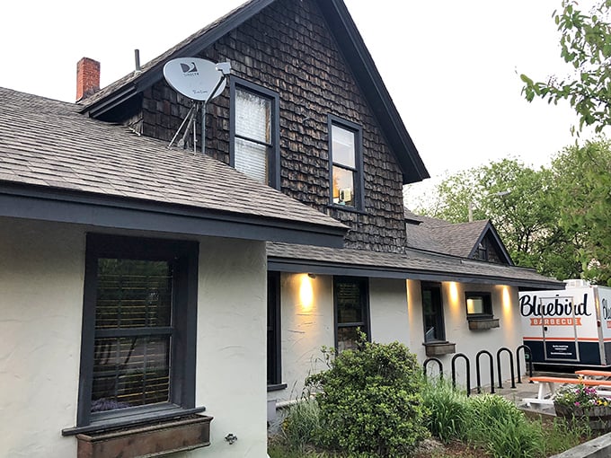 Home sweet barbecue! This charming house-turned-restaurant is where smoke signals spell out "delicious" in Burlington's culinary language.