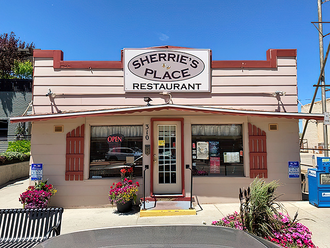 A slice of Americana, served with a side of nostalgia! Sherrie's Place beckons with its charming facade and promise of home-cooked goodness.