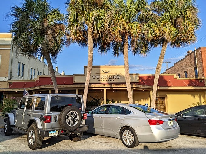 Stars and stripes forever! Turner's exterior promises a slice of Americana with a side of culinary adventure.