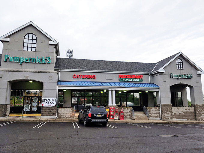 Welcome to Pumpernick's, where the exterior might not win beauty contests, but the flavors inside are runway-ready. This unassuming facade hides a treasure trove of deliciousness!