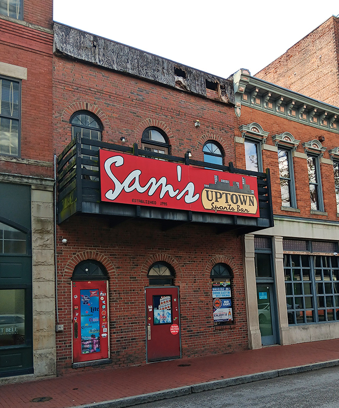 A beacon of flavor in the heart of Charleston! Sam's Uptown Café's vibrant sign promises a culinary adventure that'll make your taste buds do the Charleston.