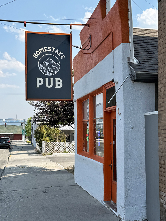 Welcome to sandwich paradise! This vibrant orange facade houses Butte's best-kept secret, where comfort food dreams come true.