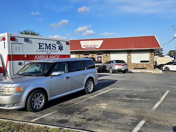 Welcome to barbecue heaven! Papa Buck's modest exterior belies the smoky treasures within. Just follow your nose and the trail of happy diners.