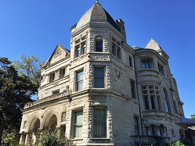 A castle in Kentucky? You bet! This limestone beauty looks like it teleported straight from a fairy tale to Louisville's historic streets. 