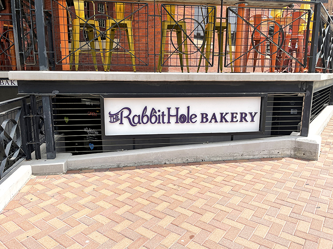 Welcome to wonderland! The Rabbit Hole Bakery's unassuming exterior hides a world of sweet surprises, proving you should never judge a book by its cover &ndash; or a bakery by its brick facade.