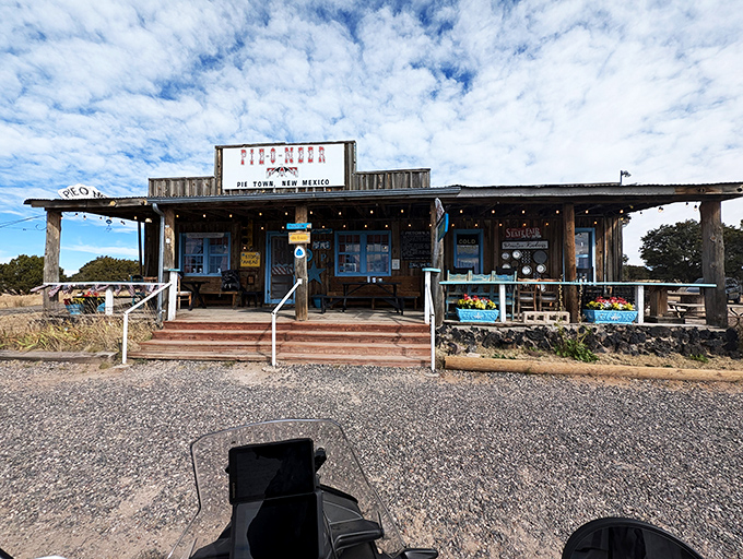 Welcome to pie paradise! Pie-O-Neer's rustic charm is like a warm hug for your taste buds, nestled in the heart of aptly-named Pie Town.