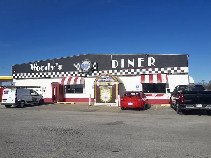 Step back in time at Woody's 50's Diner, where the past is always on the menu and nostalgia comes with a side of chrome-plated charm.