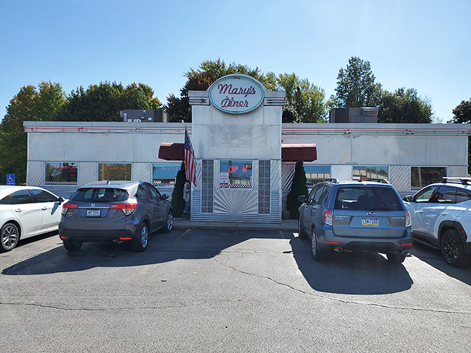 Step into a time machine disguised as a diner! Mary's exterior promises a journey back to the days when rock 'n' roll was young and milkshakes ruled supreme.