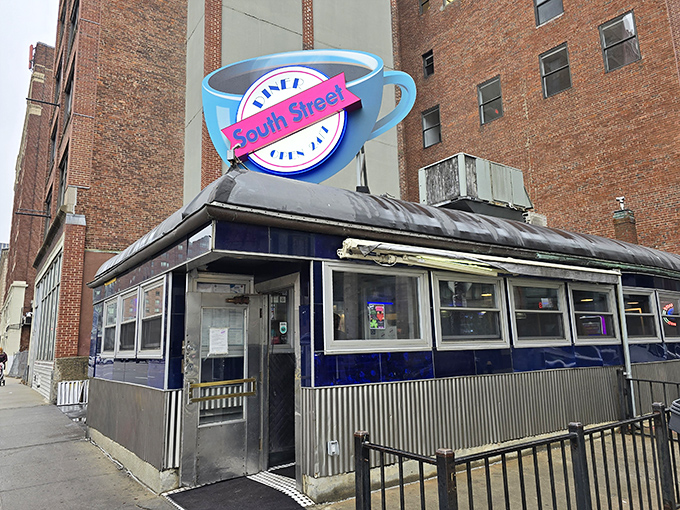 A neon dream come true! This isn't just a sign; it's a beacon of hope for the hungry and the nostalgic alike.