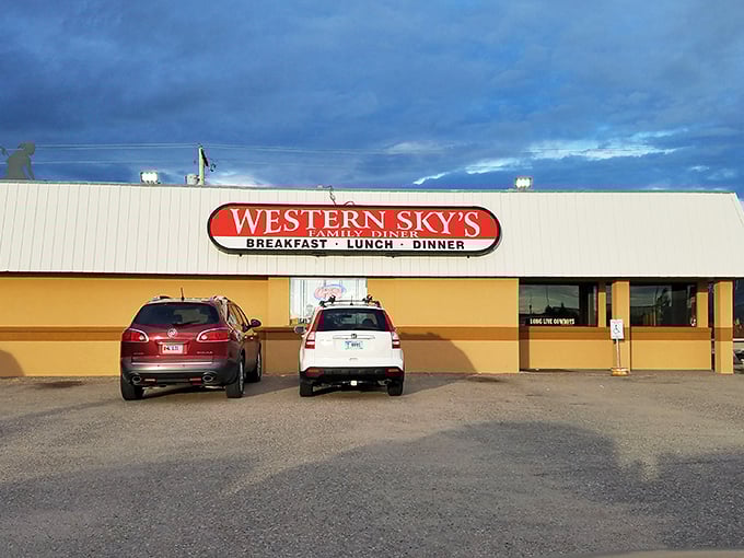 Welcome to Western Sky's, where the promise of a hearty meal is as vast as the Wyoming horizon!