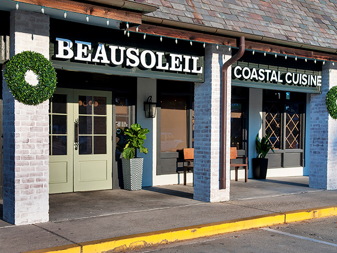 At Beausoleil, lush greenery and French doors invite you into a world of culinary delights.