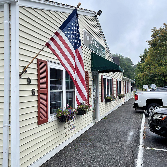 A slice of Americana, served with a side of charm! Patty's Restaurant beckons with its cozy exterior, promising comfort food and friendly face. 