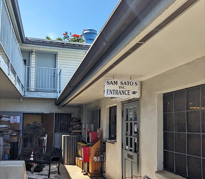 The unassuming exterior of Sam Sato's belies the culinary treasures within&mdash;like finding a Michelin-starred restaurant disguised as your favorite aunt's house.