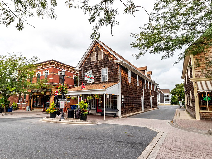 Second Street invites you to stroll through history with its tree-lined charm. Brick sidewalks and colorful storefronts create the perfect small-town postcard scene.