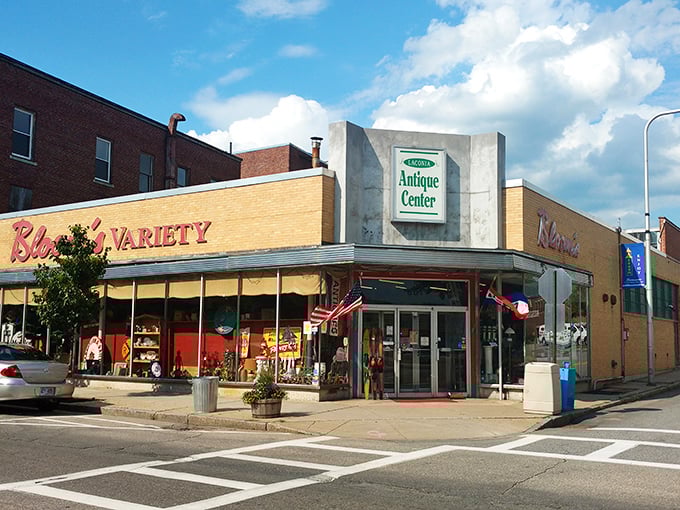 Step right up to the time machine! This corner shop isn't just selling antiques; it's dishing out nostalgia by the bucketload.