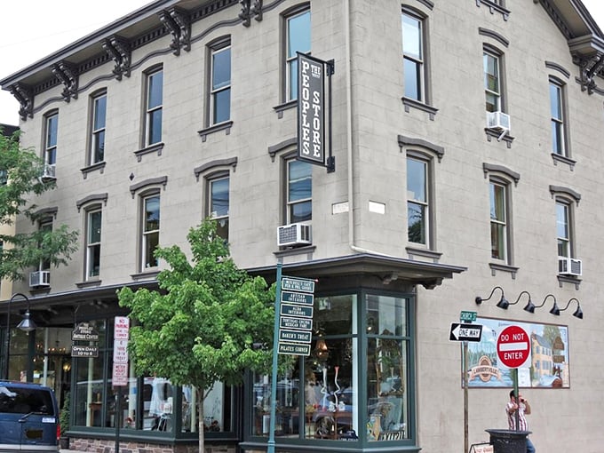 Step into a time machine disguised as a charming cream-colored building. This architectural gem houses treasures that'll make your inner history buff swoon!