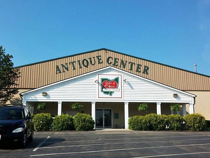 Welcome to the time machine! This unassuming exterior houses a treasure trove that would make Indiana Jones jealous.