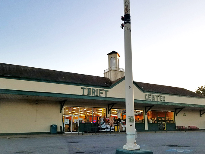 Welcome to the land of second chances! This unassuming exterior hides a treasure trove of bargains waiting to be discovered.
