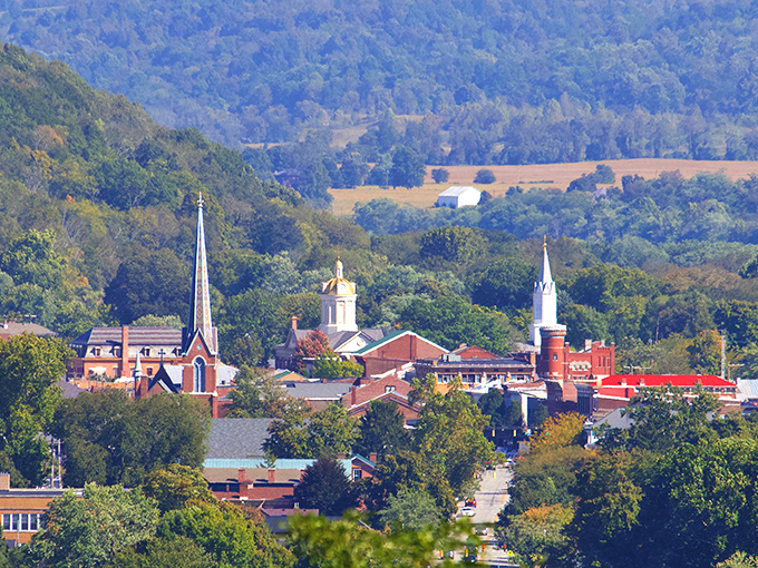 Main Street magic! Madison's historic downtown is like stepping into a Norman Rockwell painting, but with better coffee and Wi-Fi.