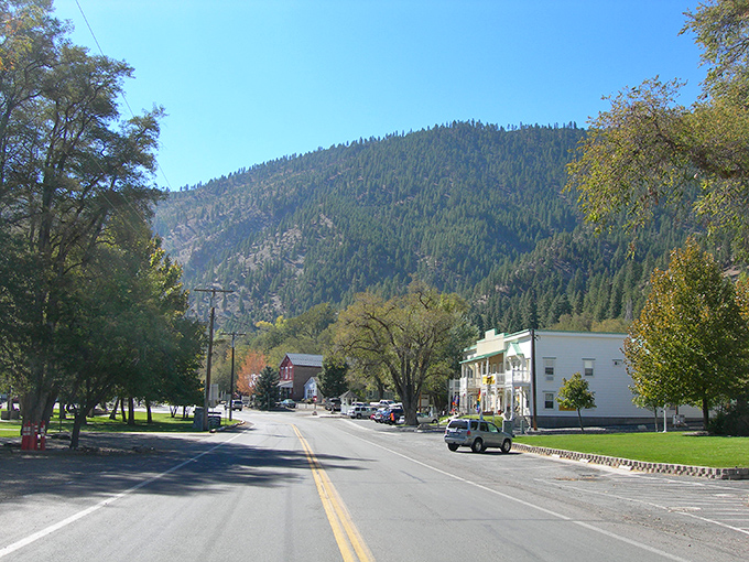 Welcome to Genoa, where the Wild West meets small-town charm! This picturesque main street could be the set of your favorite Western movie.