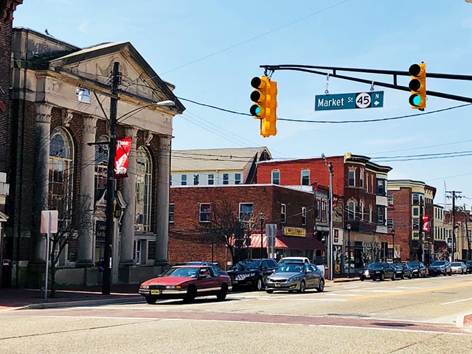 Step into Salem, where history and charm collide! This quaint Main Street could be the set for a time-traveling rom-com &ndash; just add a DeLorean.