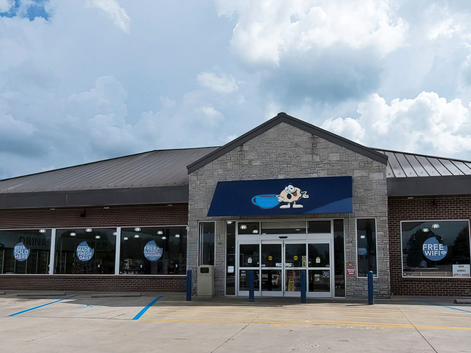 Welcome to donut paradise! Doughdaddy's exterior might be unassuming, but inside lies a world of sugary delights that would make Willy Wonka jealous.