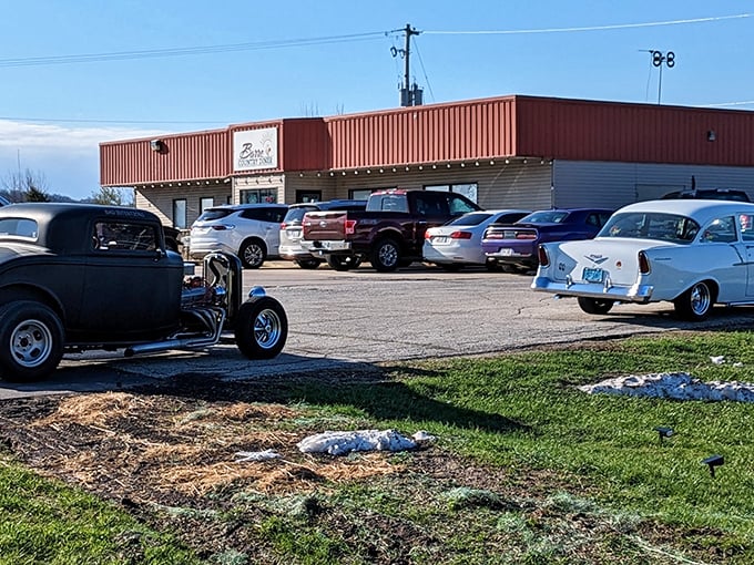 Welcome to flavor town! This unassuming exterior hides a treasure trove of comfort food that'll make your taste buds do a happy dance.