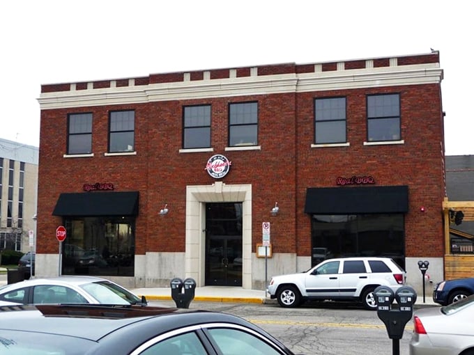 Welcome to BBQ heaven! This brick fortress of flavor stands ready to defend your taste buds from bland meals and hunger pangs.